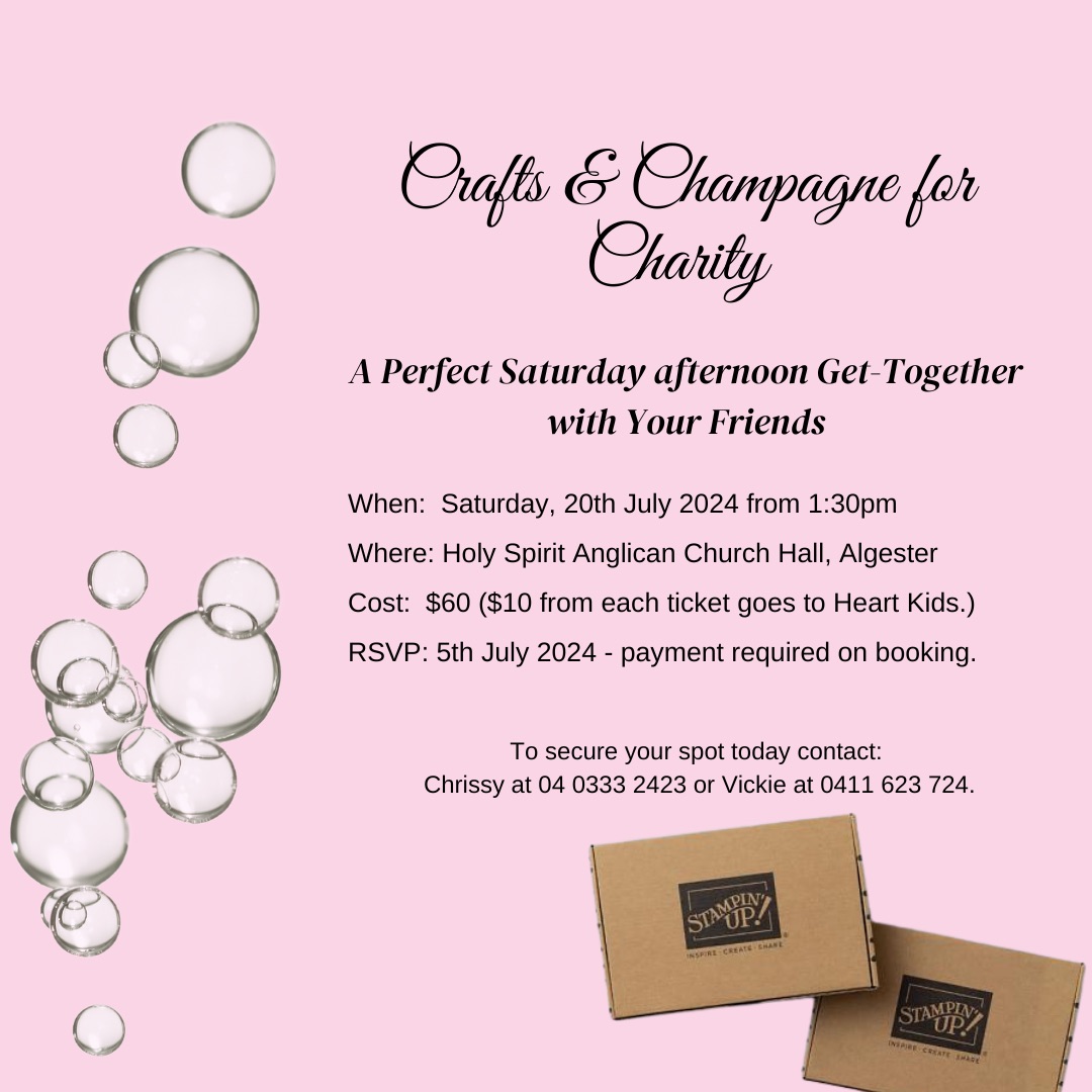 Crafts & Champagne For Charity - The Creative Eclectic